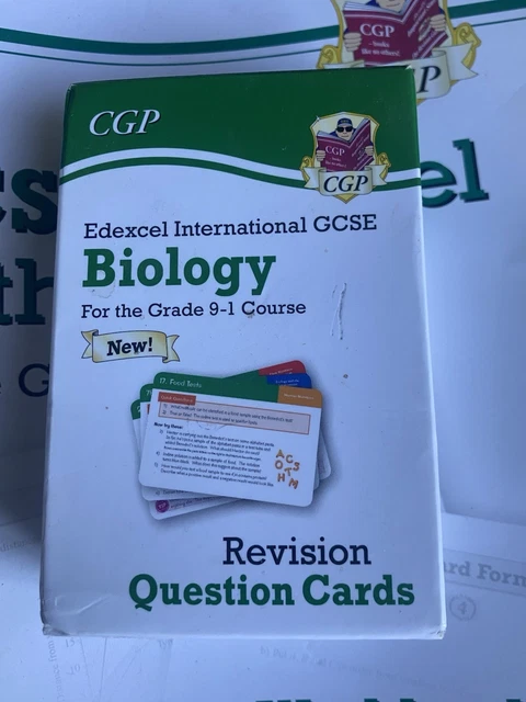CGP BIOLOGY EDEXCEL International GCSE GCSE Revision Flash Cards £3.31 ...