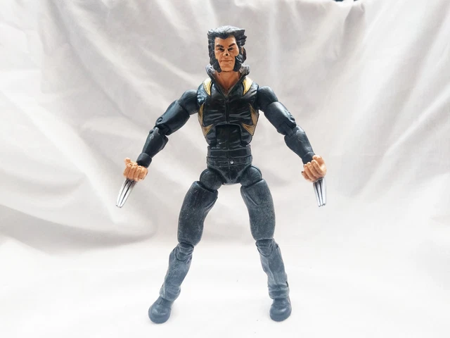 WOLVERINE ACTION FIGURE Marvel Legends Logan black outfit 6" toybiz EUR ...