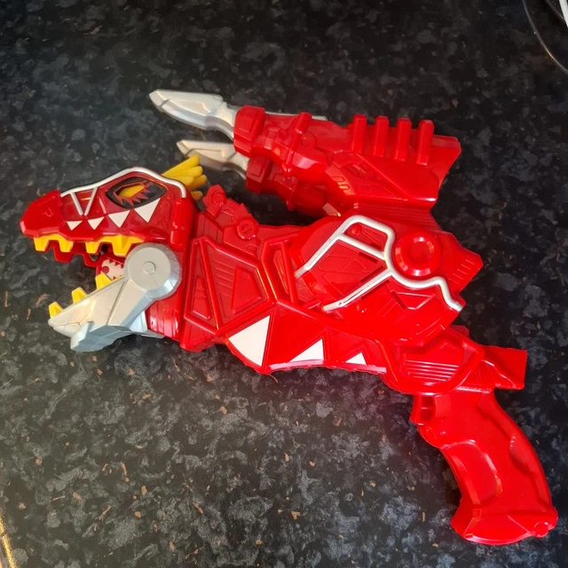 POWER RANGERS DINO Supercharge Deluxe T-rex Morpher Toy Red £8.00 ...