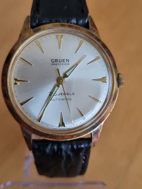 VINTAGE GRUEN PRECISION Automatic Herrenarmbanduhr EUR 150,00 - PicClick DE
