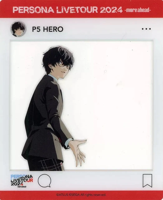 CHARACTER CARD PROTAGONIST P5/Value Persona Series Live Tour 2024 -More ...