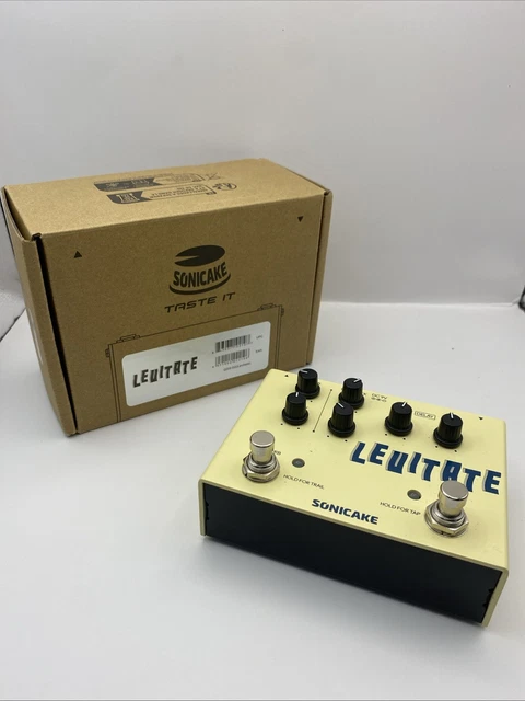 SONICAKE LEVITATE DIGITAL Delay and Reverb 2 in 1 Guitar Effects Pedal ...