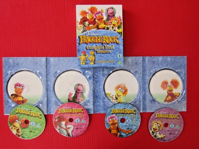 FRAGGLE ROCK COMPLETE First Season 4 Disc DVD Box Set 2005 Region 2 UK ...