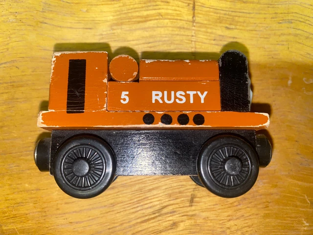 RUSTY- THOMAS TANK Engine & Friends Wooden train - fits BRIO £6.00 ...