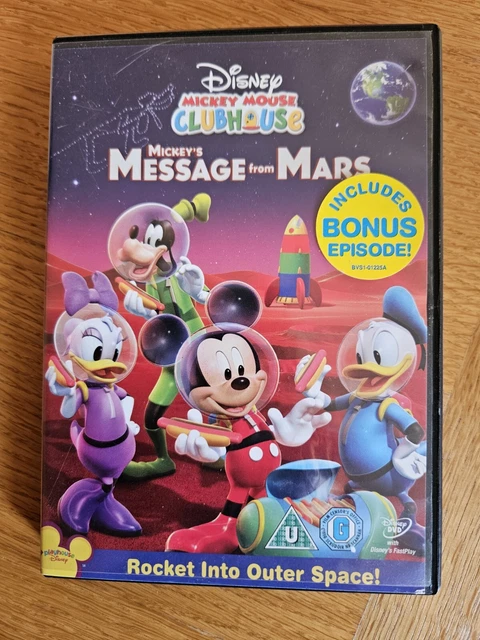 DISNEYS MICKEY MOUSE Clubhouse Mickey's Message From Mars Dvd Disney ...