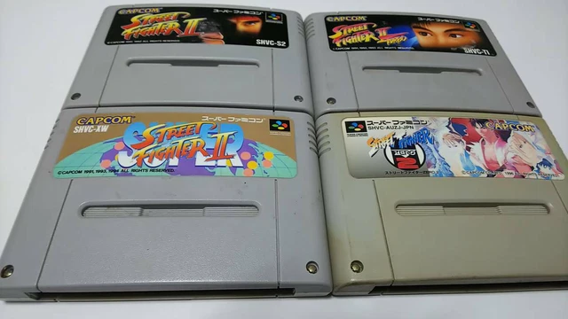 ENSEMBLE CAPCOM STREET Fighter ii Turbo Super Zeroii Nintendo Super Famicom SFC d'occasion EUR ...