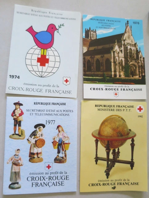 FRANCE 1974 1976 1977 1982 CARNET CROIX ROUGE OBLITERES ! /dw921 EUR 2,69 - PicClick FR