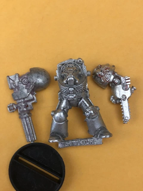 WARHAMMER 40K CLASSIC Space Marine Terminator Assault Cannon Chainfist ...