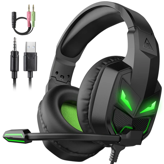 CASQUE GAMER/GAMING DE jeu filaire RVB pour PC/Xbox/PS4/PS5 EDITION ...