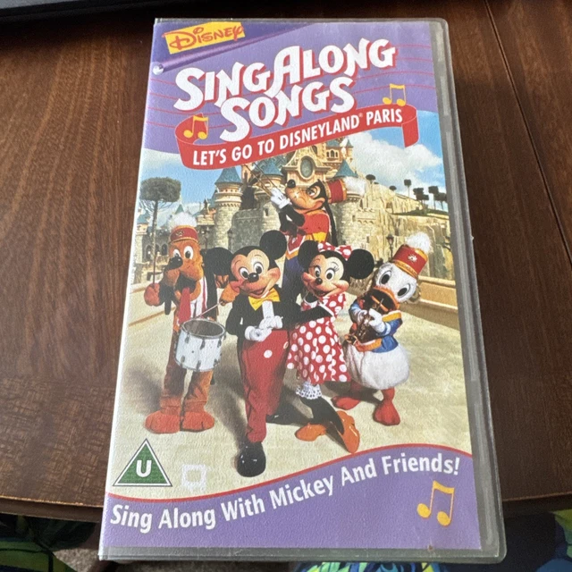 SING ALONG SONGS - Let's Go To Disneyland Paris (VHS/SH) £5.92 ...