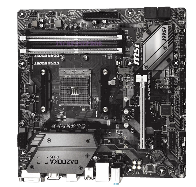 MSI B450M BAZOOKA PLUS Motherboard Socket AM4 AMD B450 DDR4 DIMM Micro ...