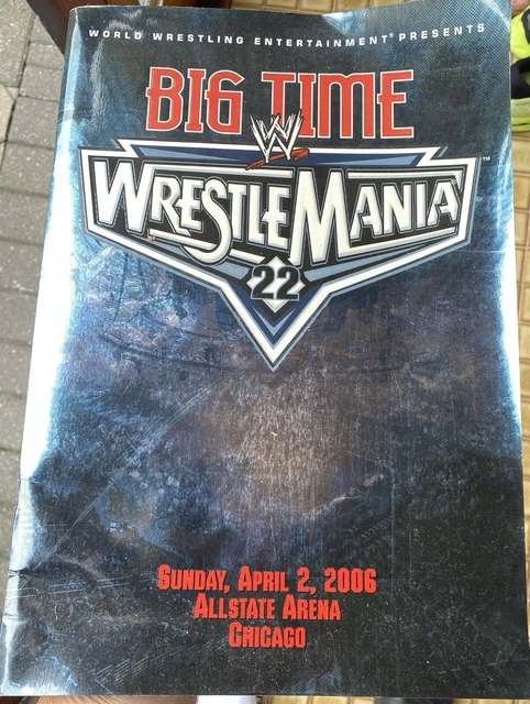 WWE WRESTLEMANIA 22 (2006) Programme £260.72 - PicClick UK