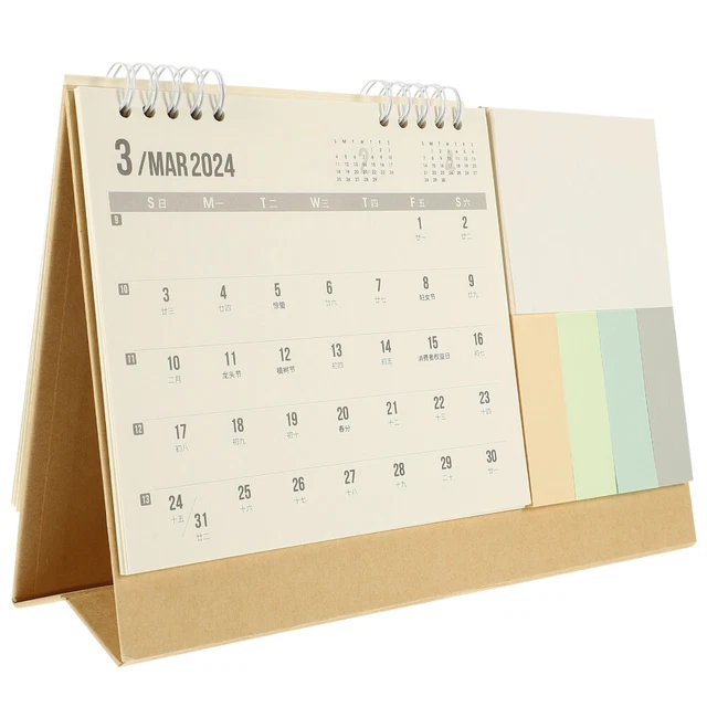 PLANNING CALENDAR 2024 Desk Calendar 2024 Table Calendar for Desk Table ...