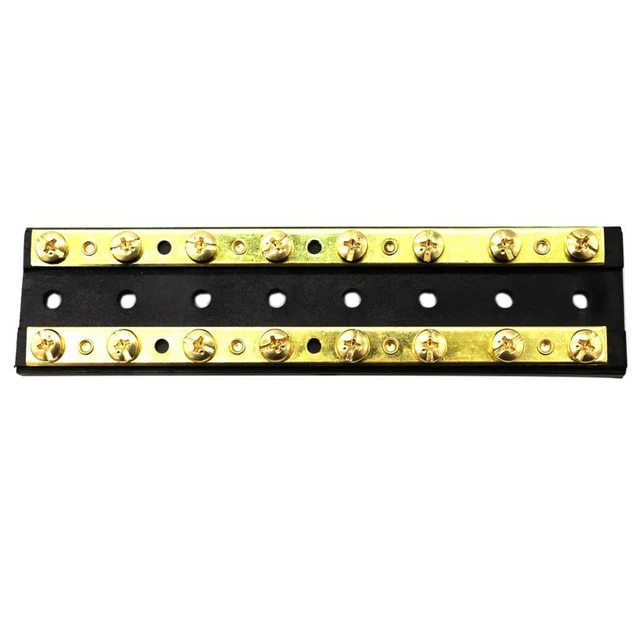 BOAT MARINE TERMINAL Block Bus Bar, 602 Negative Bus Bar for £10.86 ...