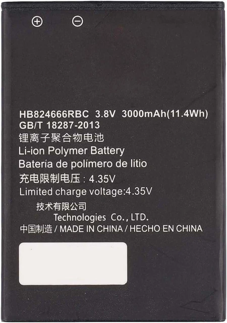 NEW BATTERY HB824666RBC For Huawei WiFi Mobile Router E5785 E5787 501HW ...