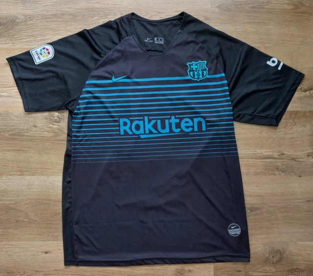 FC BARCELONA FCB Nike Dri-fit s/s Football Shirt Top MESSI No. 10 ...