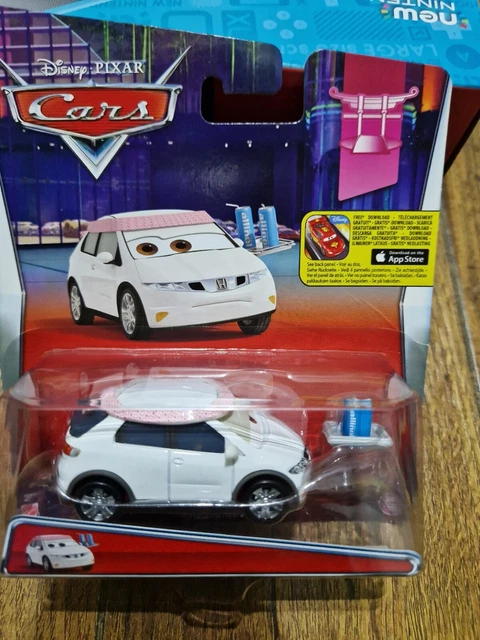 MATTEL DISNEY PIXAR Cars - Mike Fuse Vehicle - White/Pink Rare🌟 ALLINOL ...
