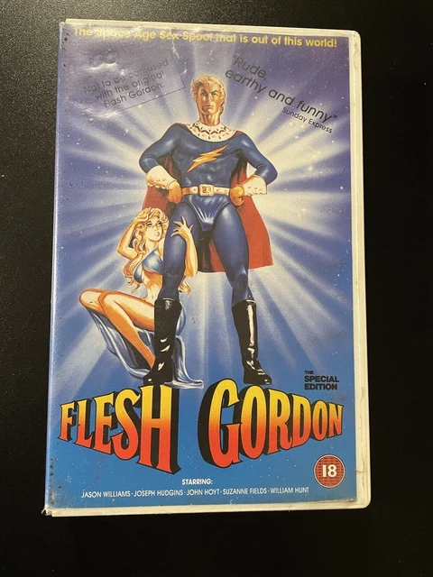 Flesh Gordon Vhs 1974 Big Box Superhero Edy Spoof Movie