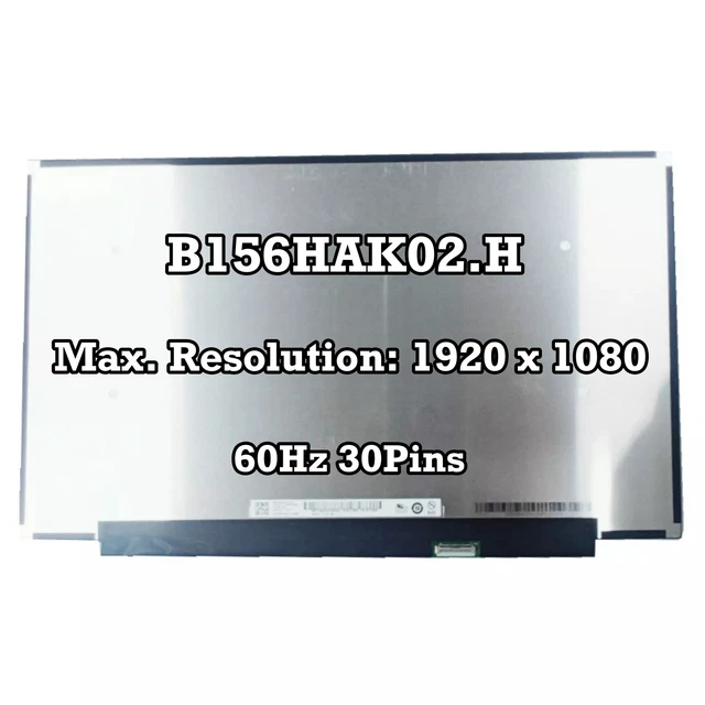 100% SRGB B156HAK02.H 1920x1080 IPS Matrix Panel FHD Display New On ...