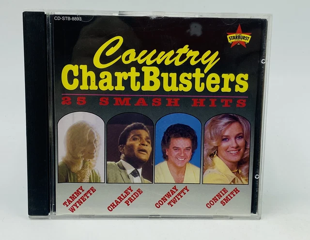 COUNTRY CHART BUSTERS 25 Smash Hits CD CD-STB-8893 $5.99 - PicClick AU