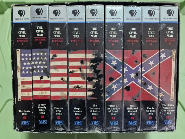 THE CIVIL WAR, PBS Home Video, 9 VHS Tape Set., US History, teachers. £ ...