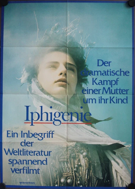 IPHIGENIE FILMPOSTER A1 Irene Papas Tatiana Papamoschou Kostas Kazakos ...