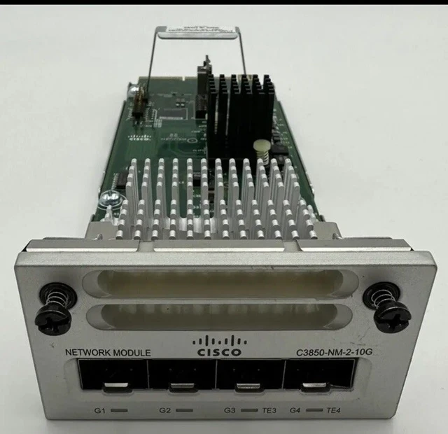 CISCO C3850-NM-2-10G CATALYST 3850 2x10GE Network Module $100.00 ...