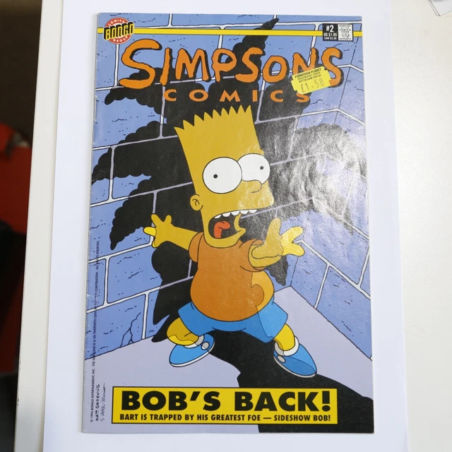 THE SIMPSONS COMICS Issue #2 - 1993 Second Comic Bongo Comic Group Matt ...