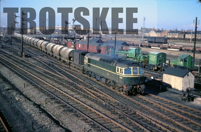 35MM SLIDE BR British Railways Diesel Loco Class 33 D6510 1963 Original ...
