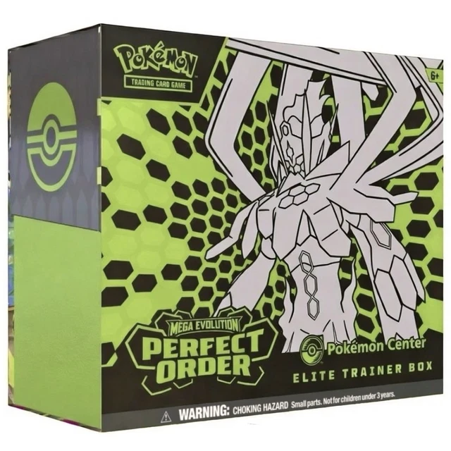 POKÉMON TCG MEGA Evolution Perfect Order Pokemon Center ETB Pre Order ...