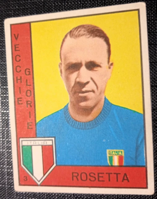 FIGURINA CALCIATORI PANINI 1962 63 vecchie glorie ITALIA Rosetta OTT mai incol EUR 2,49 ...
