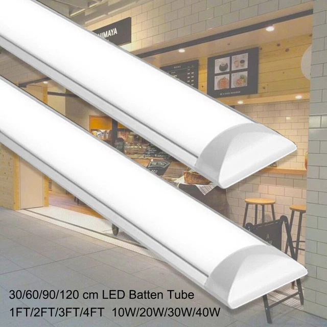 LED BATTEN LINEAR Tube Light 2FT/3FT/4FT Modern Ceiling Surface Mounted ...