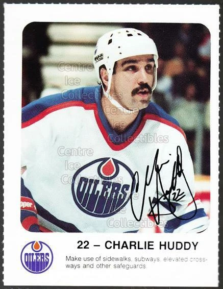 1986-87 EDMONTON OILERS Red Rooster #21 Charlie Huddy $3.00 - PicClick CA