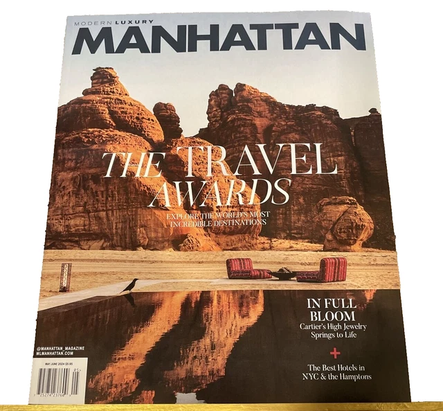 MODERN LUXURY MANHATTAN Magazine JUNE 2024 "THE TRAVEL AWARDS " BRAND ...
