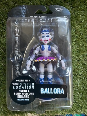 FIVE NIGHTS AT Freddy’s Ballora Sister Location 5“ Action Figure Fnaf ...