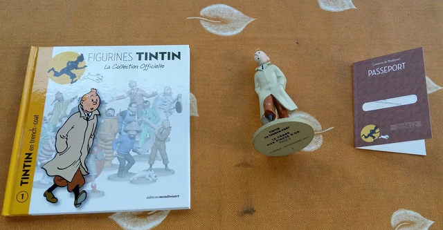FIGURINE TINTIN COLLECTION Officielle - N° 1 Tintin en trench-coat EUR ...