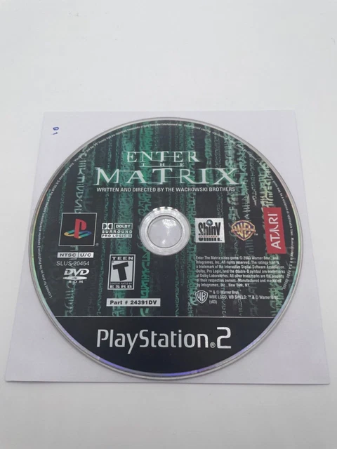 ENTER THE MATRIX disc only edition Japan Playstation 2 PS2 Very Good ...