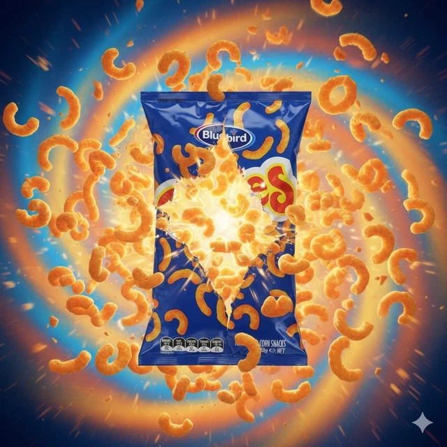 BLUEBIRD CURLIES 150G | Crunchy Ring-Shaped Corn Snacks | Tasty Snack ...