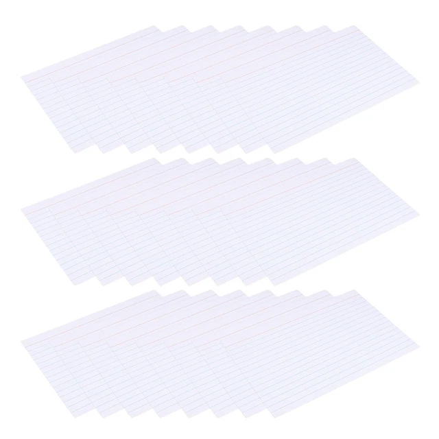 200 PCS WHITE Index Cards Note Pads for Work Nursing School Notes $21. ...