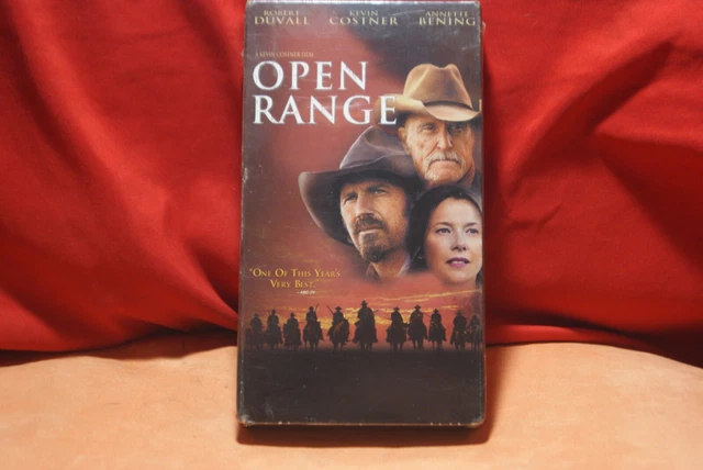 OPEN RANGE VHS tape Kevin Costner, Robert DuvallGunslinger sealed with ...
