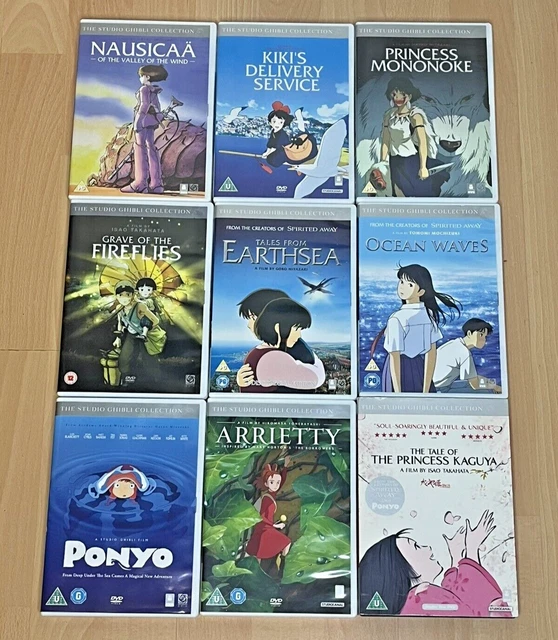 9 X STUDIO Ghibli Anime DVD Lot Bundle Collection EUR 23,29 - PicClick IT