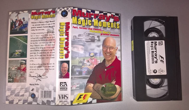 MURRAY'S MAGIC MOMENTS PAL VHS Videoband F1 Formel 1 One Murray Walker ...