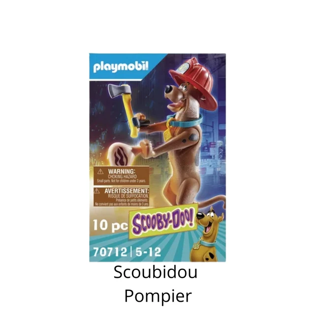 SCOOBY-DOO POMPIER - 70712 Marque PLAYMOBIL Référence EUR 14,49 - PicClick FR