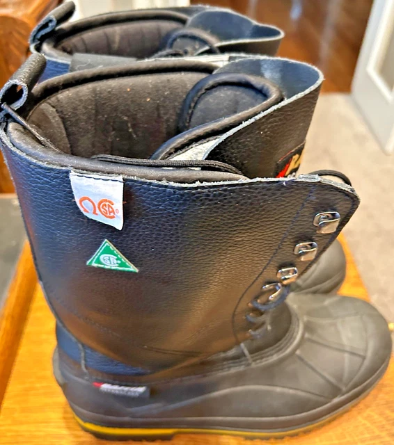 BAFFIN BARROW SAFETY TOE/PLATE Heavy Insulated Work Boots Sz: 10 ...
