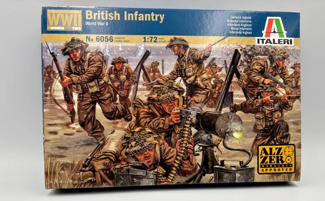 ITALERI BRITISH INFANTRY World War II - 1:72 Scale Plastic Model Kit ...