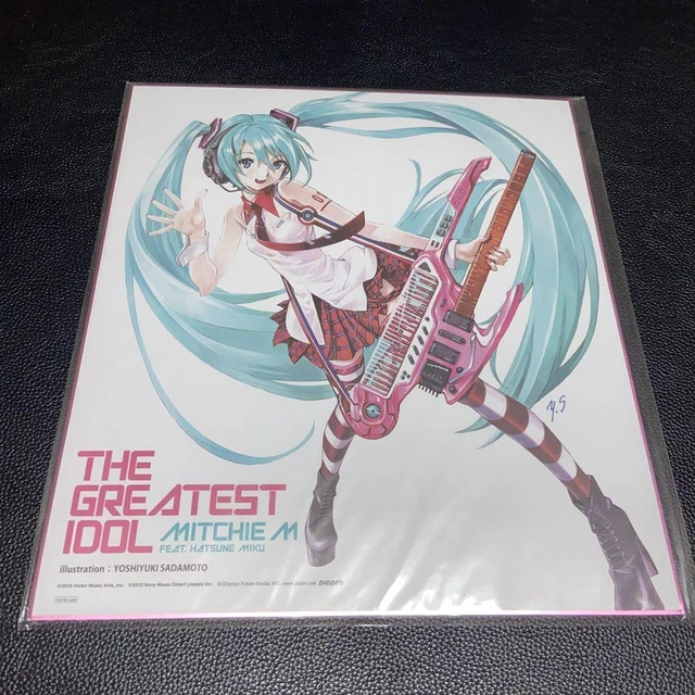 VOCALOID HATSUNE MIKU Special Sign Shikishi Art Yoshiyuki Sadamoto £93. ...