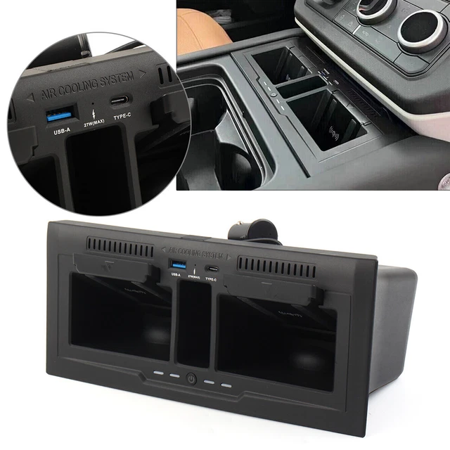 FOR LAND ROVER Defender 90 110 2020-2023 Car Wireless Fast Charger Tray ...