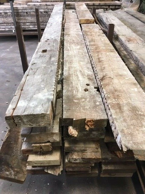 RECLAIMED TIMBER PINE Character Beams / Old Pine 9-13ft / 65-75x200 ...
