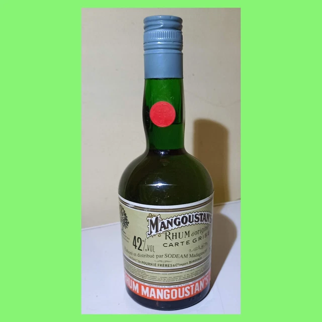 LOT DE DEUX Bouteilles de Rhum Mangoustan's Carte Grise 35cl Mangoustan ...