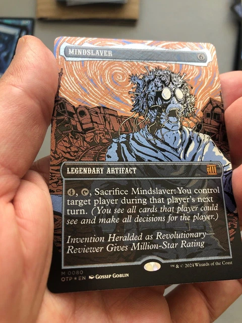 MTG CARTE MAGIC Outlaws Thunder Junction Mindslaver Textured FOIL ...